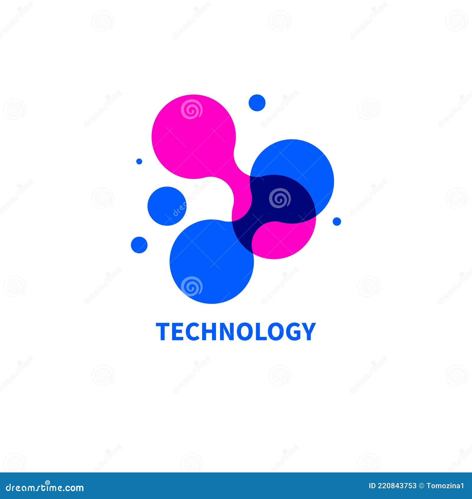 Science and Technology Logo. Abstract Scientific Symbol Stock Vector ...