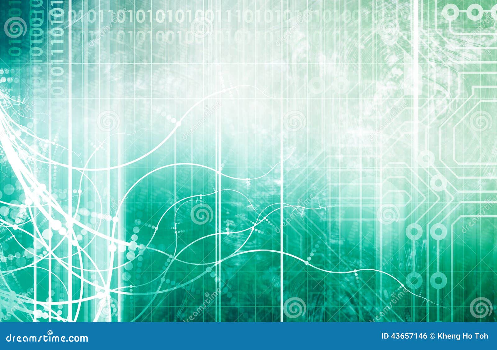Science and Technology stock illustration. Illustration of algorithm ...