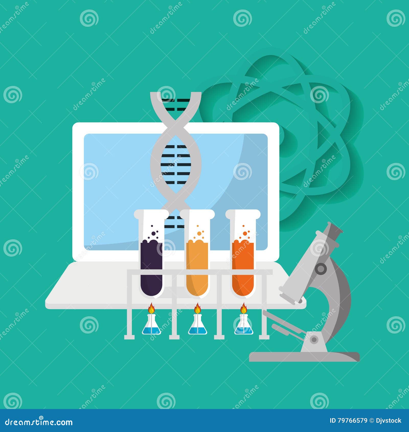 Science Technology Research Stock Vector - Illustration of design ...