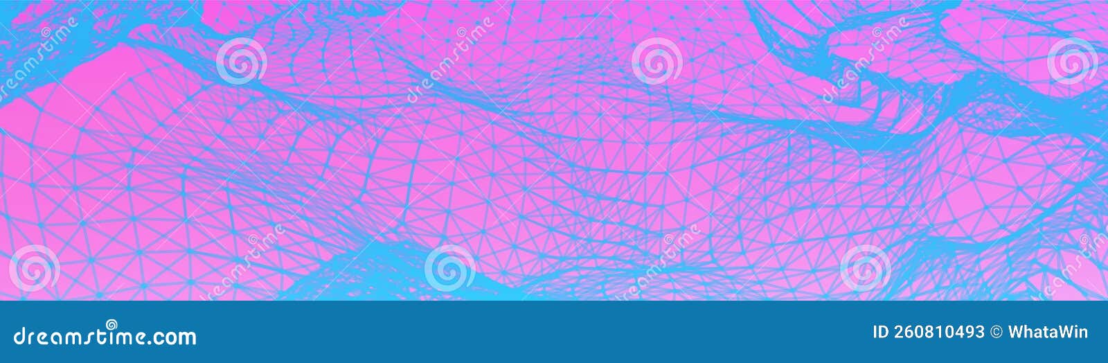 Science Technology Vector Background. Data Stream Grid Stock ...