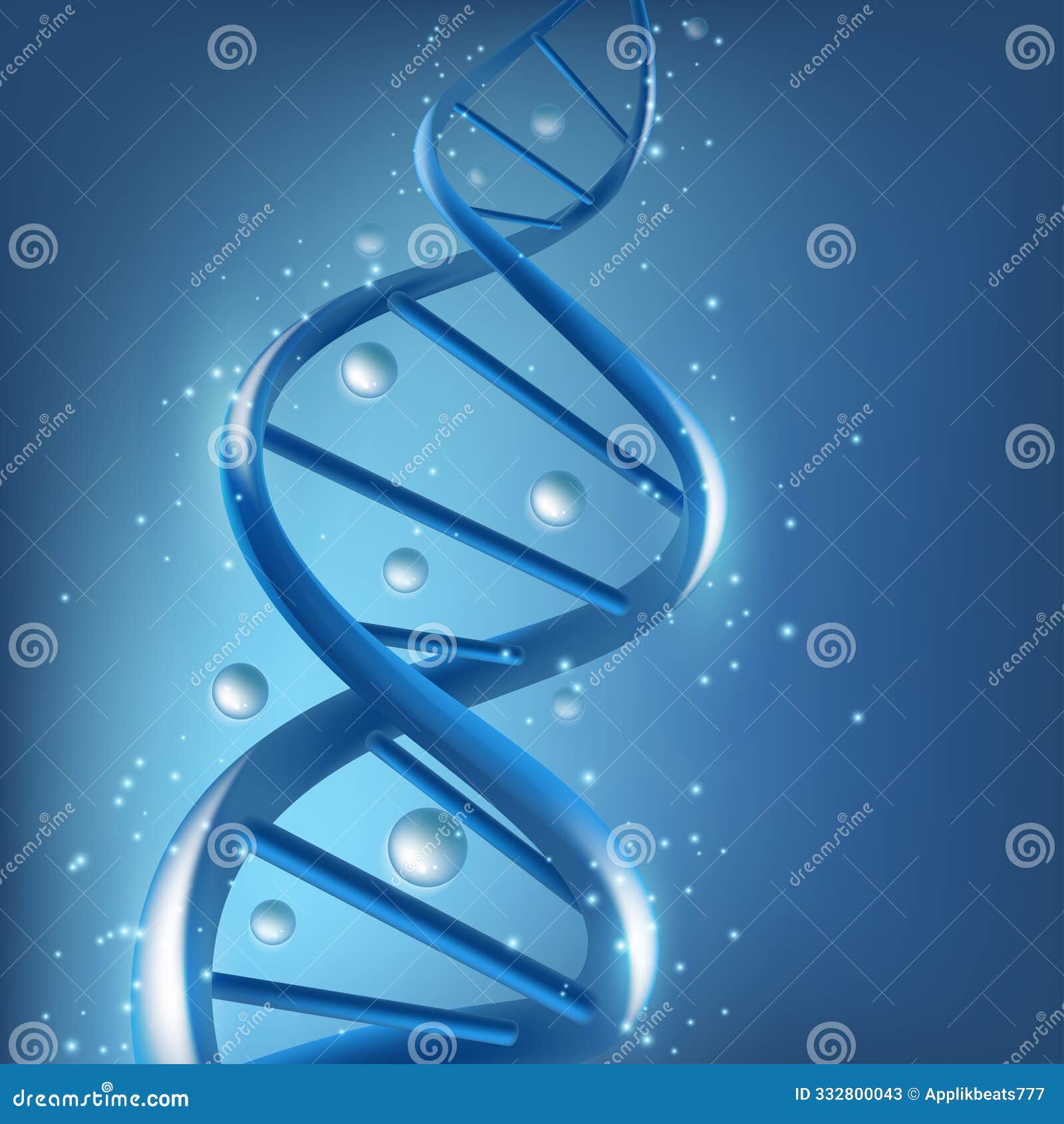Science Template for Your Design Stock Vector - Illustration of gene ...