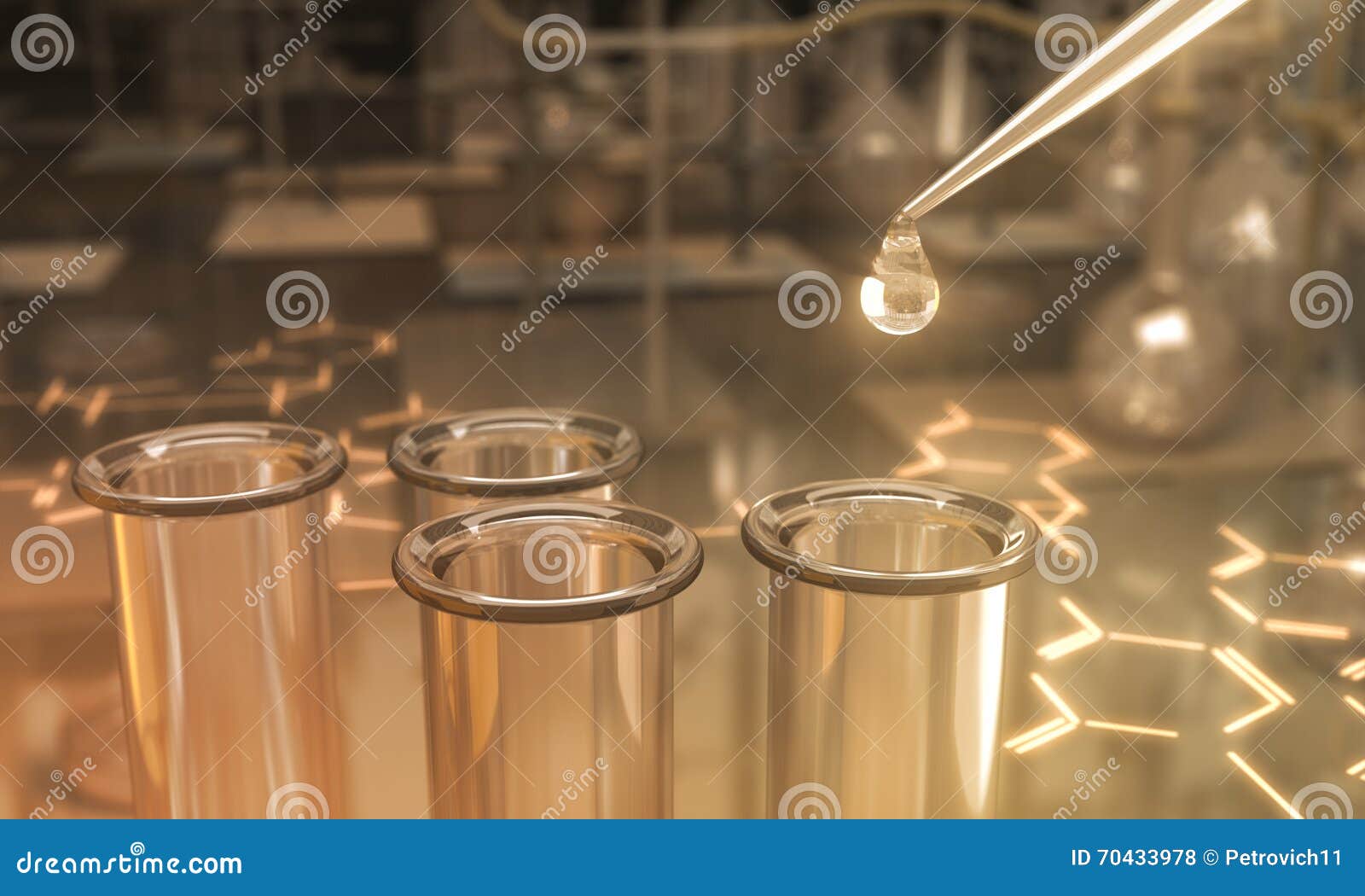 Science Test in a Laboratory Stock Illustration - Illustration of toxic ...