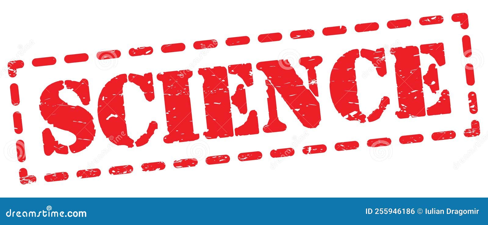 SCIENCE Text Written on Red Stamp Sign Stock Illustration ...