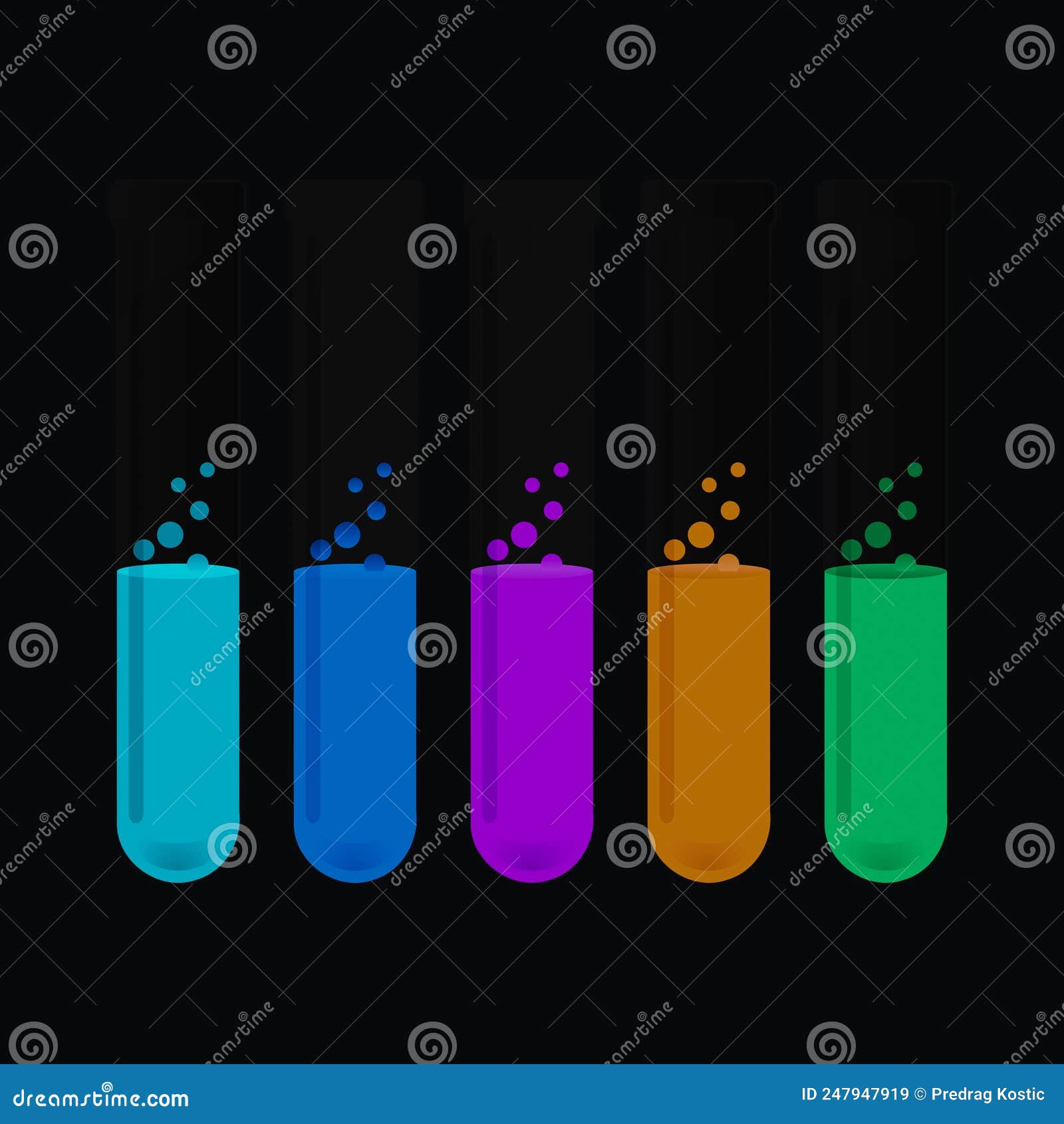 Science tubes icon stock illustration. Illustration of color - 247947919