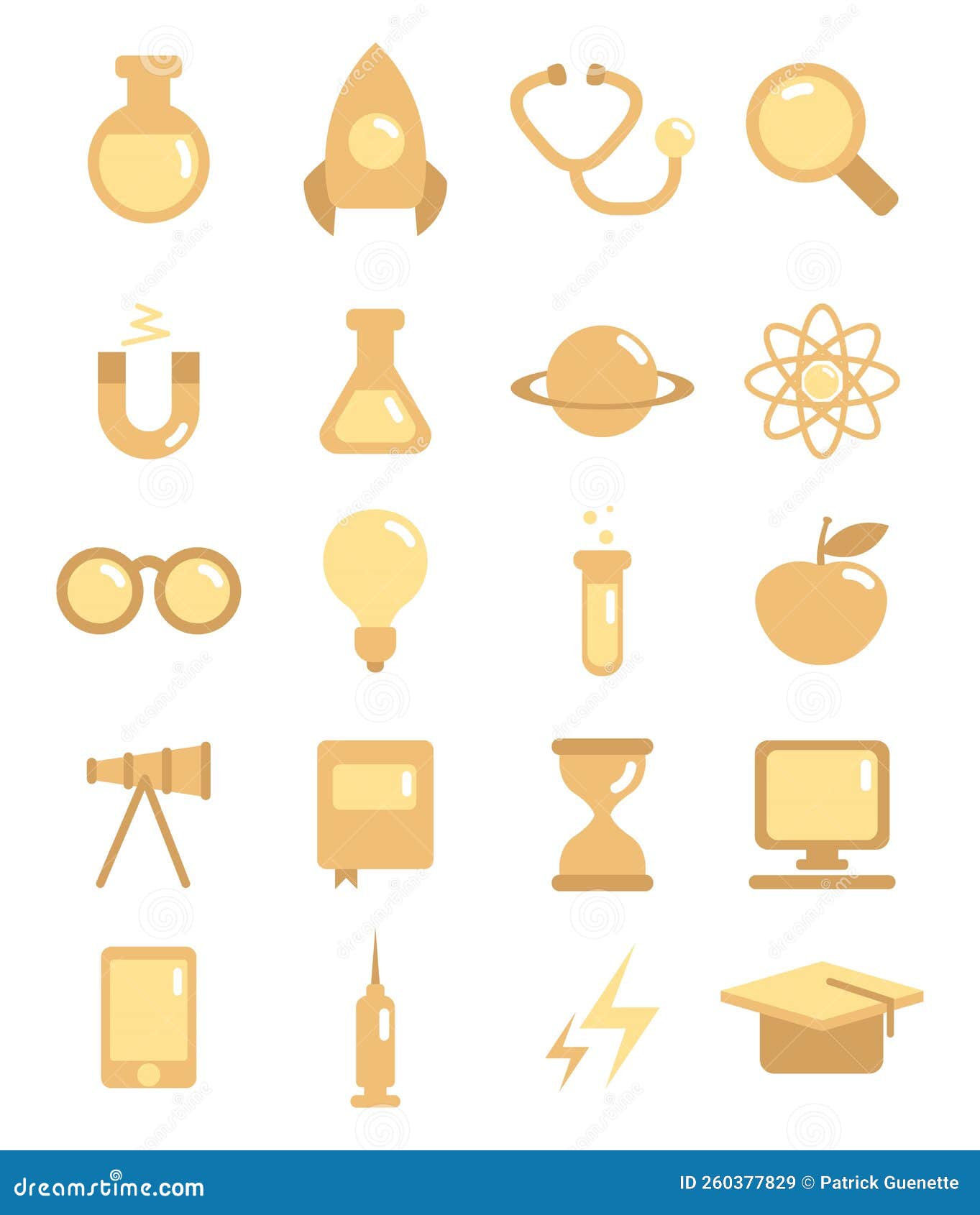 Science university, icon stock vector. Illustration of book - 260377829