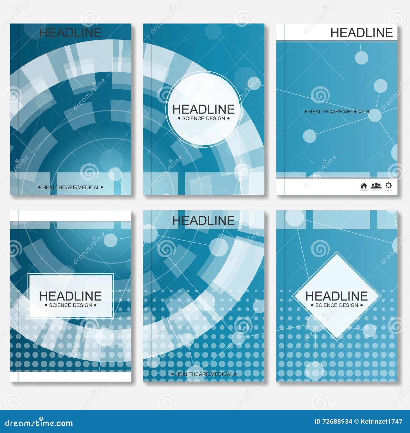 Science Vector Background. Modern Vector Templates for Brochure, Flyer ...