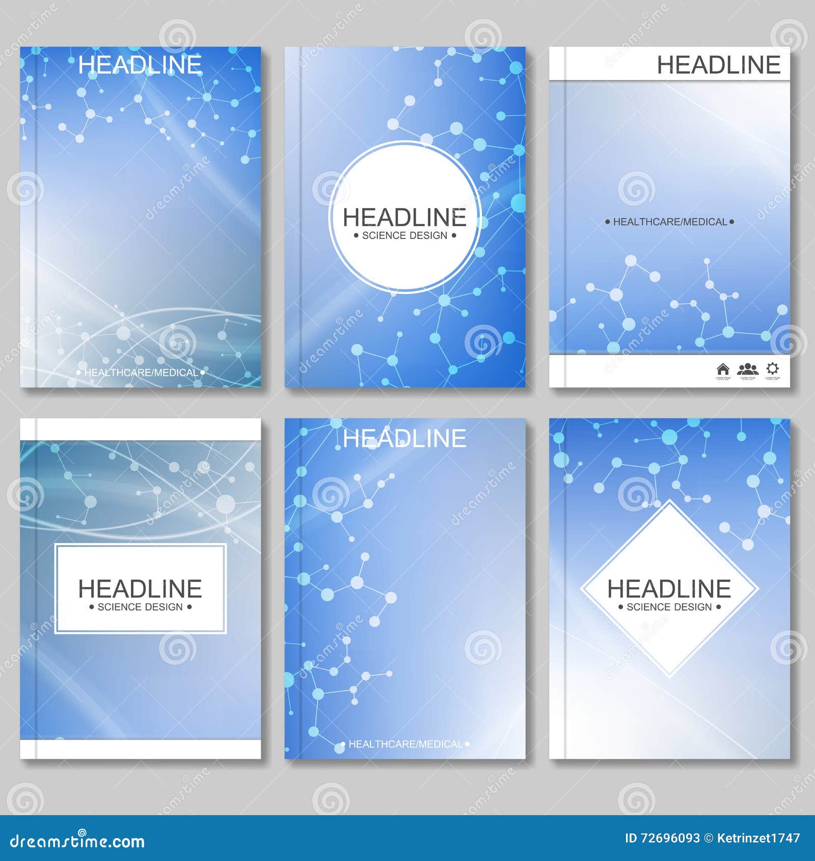 Science Vector Background. Modern Vector Templates for Brochure, Flyer ...