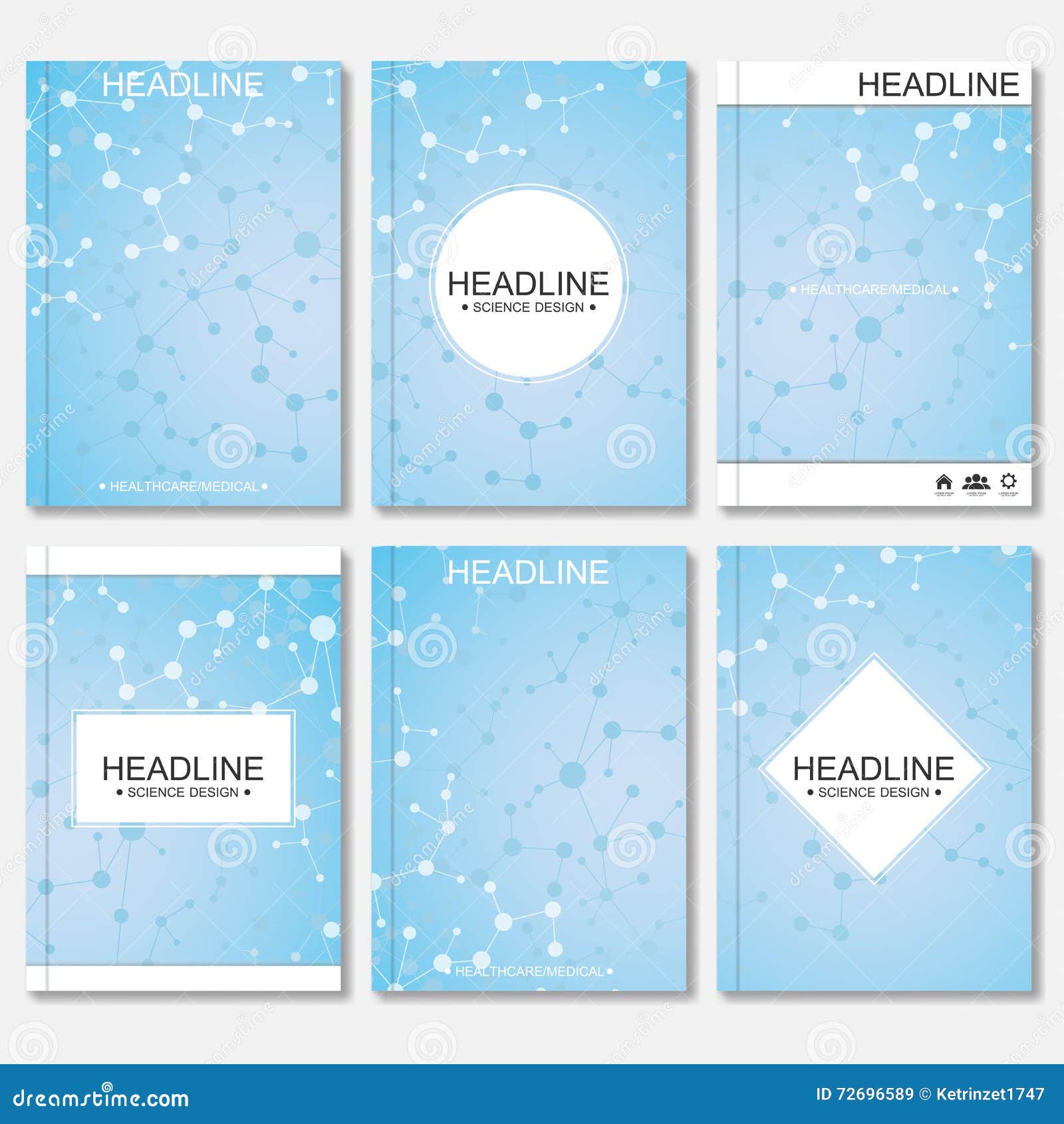 Science Vector Background. Modern Vector Templates for Brochure, Flyer ...