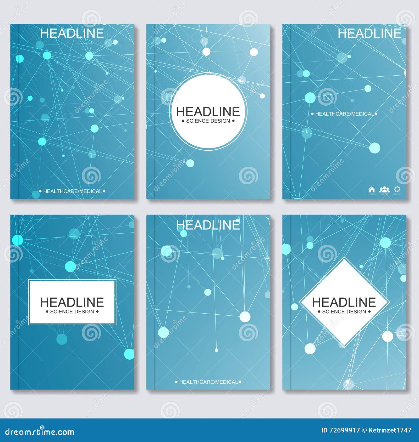 Science Vector Background. Modern Vector Templates for Brochure, Flyer ...