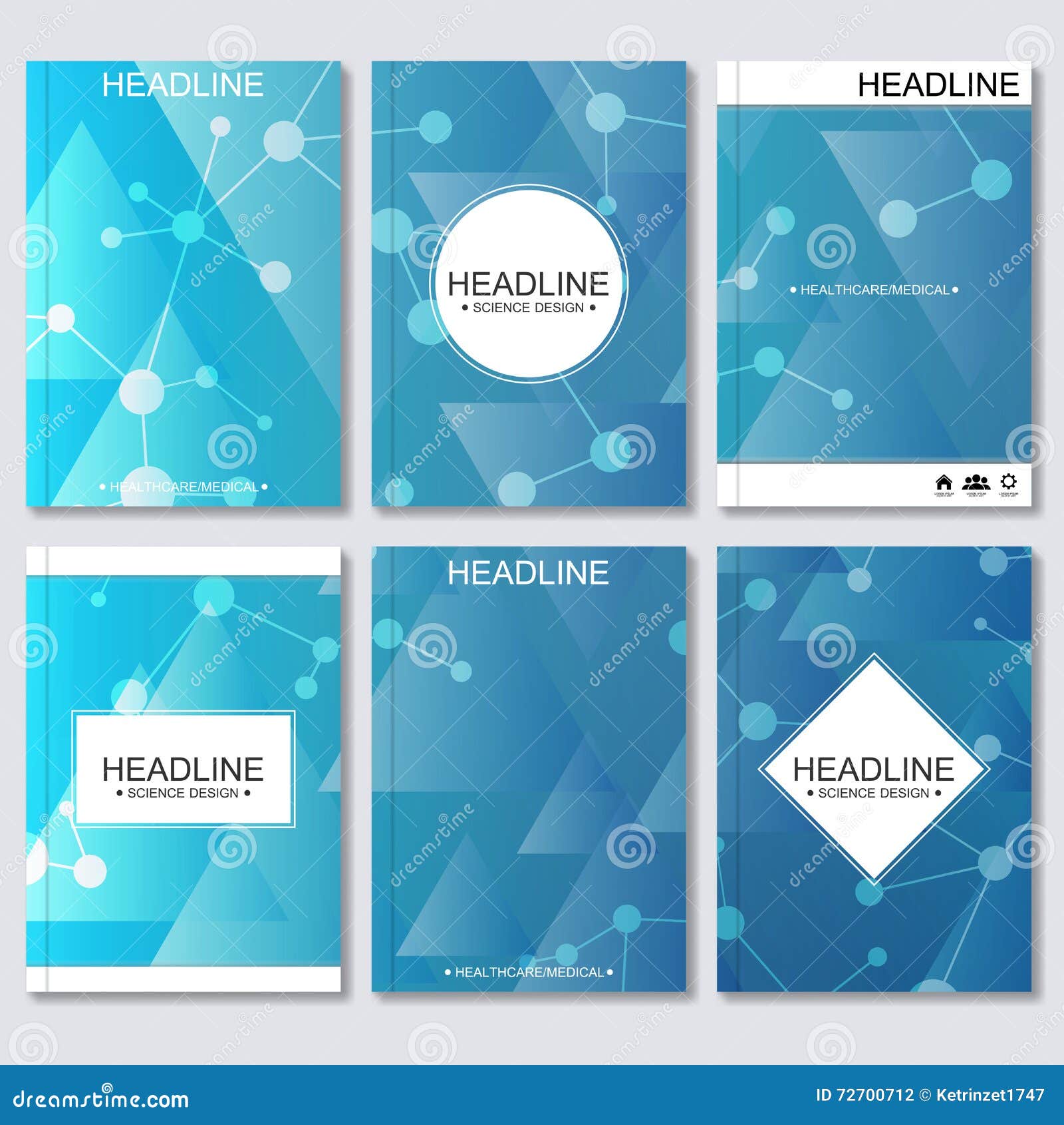 Science Vector Background. Modern Vector Templates for Brochure, Flyer ...