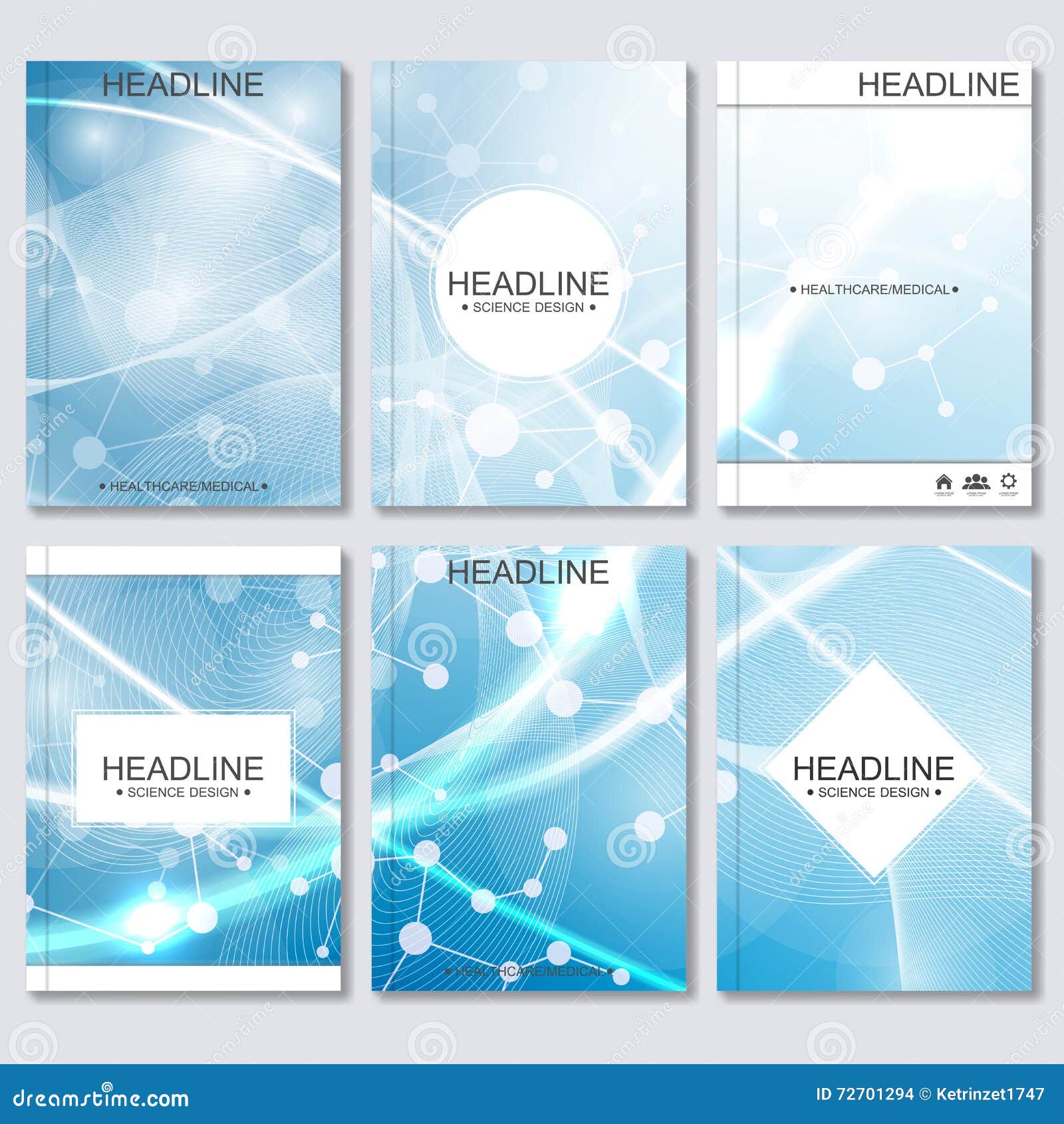 Science Vector Background. Modern Vector Templates for Brochure, Flyer ...