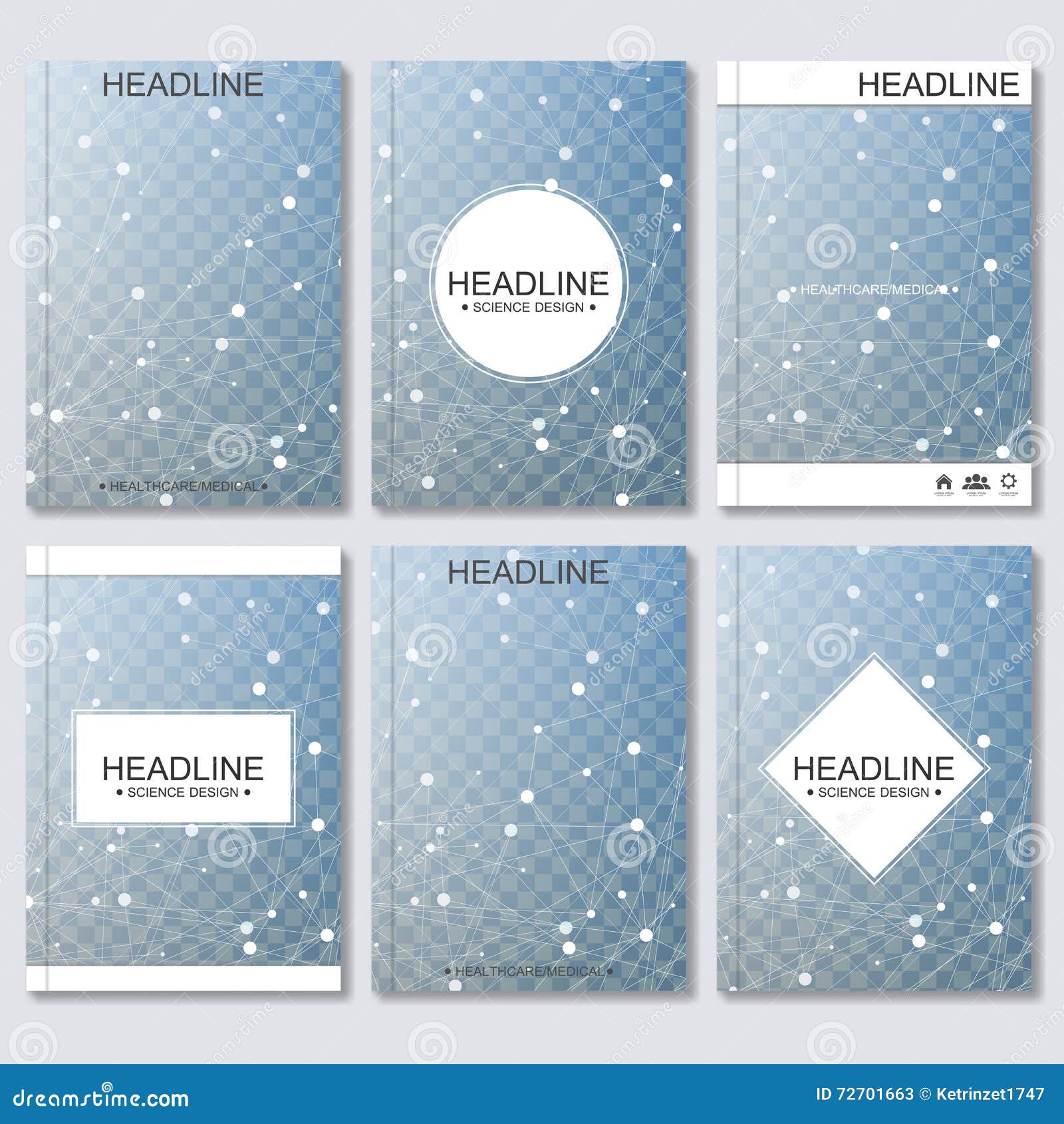 Science Vector Background. Modern Vector Templates for Brochure, Flyer ...