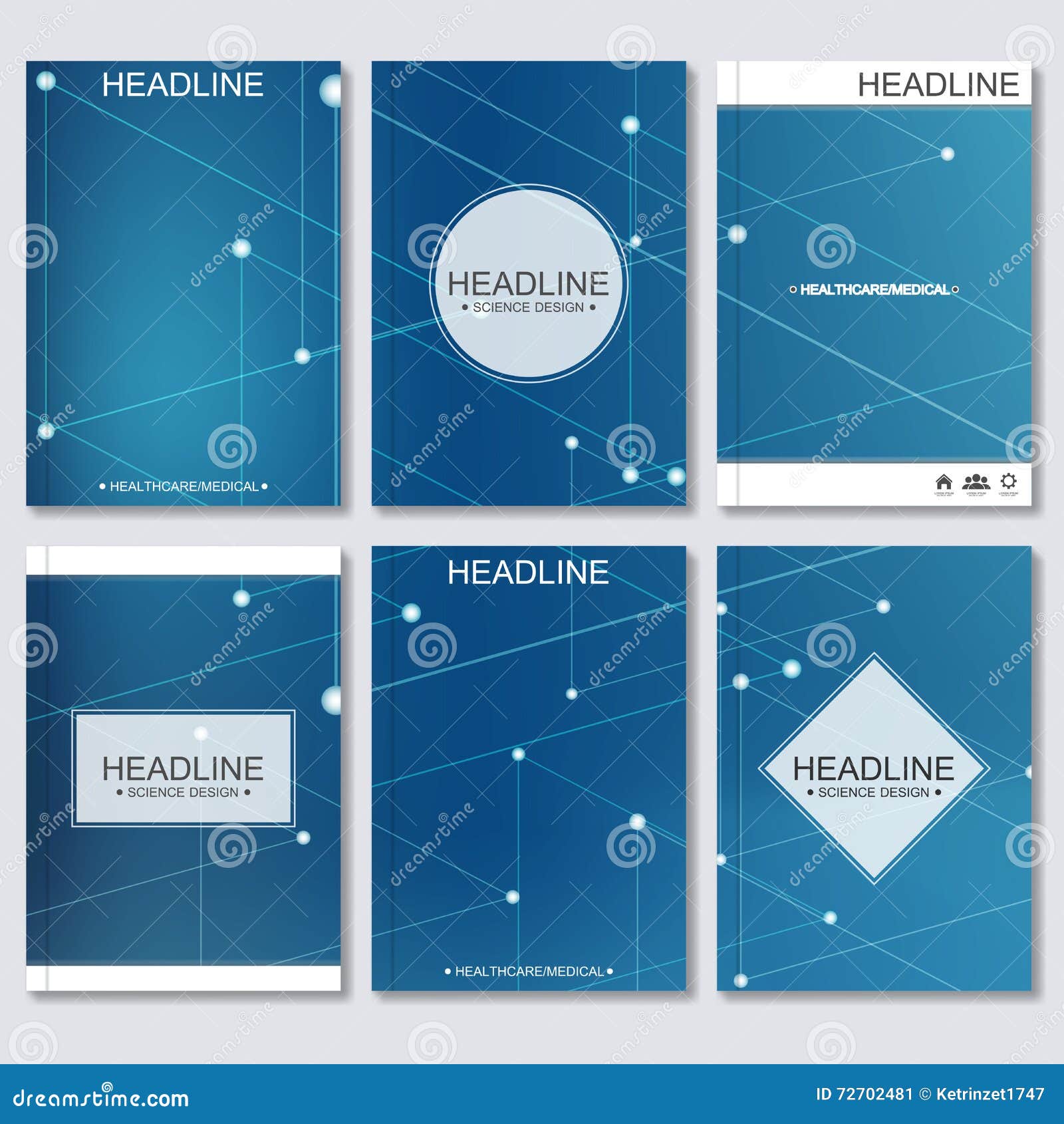 Science Vector Background. Modern Vector Templates for Brochure, Flyer ...