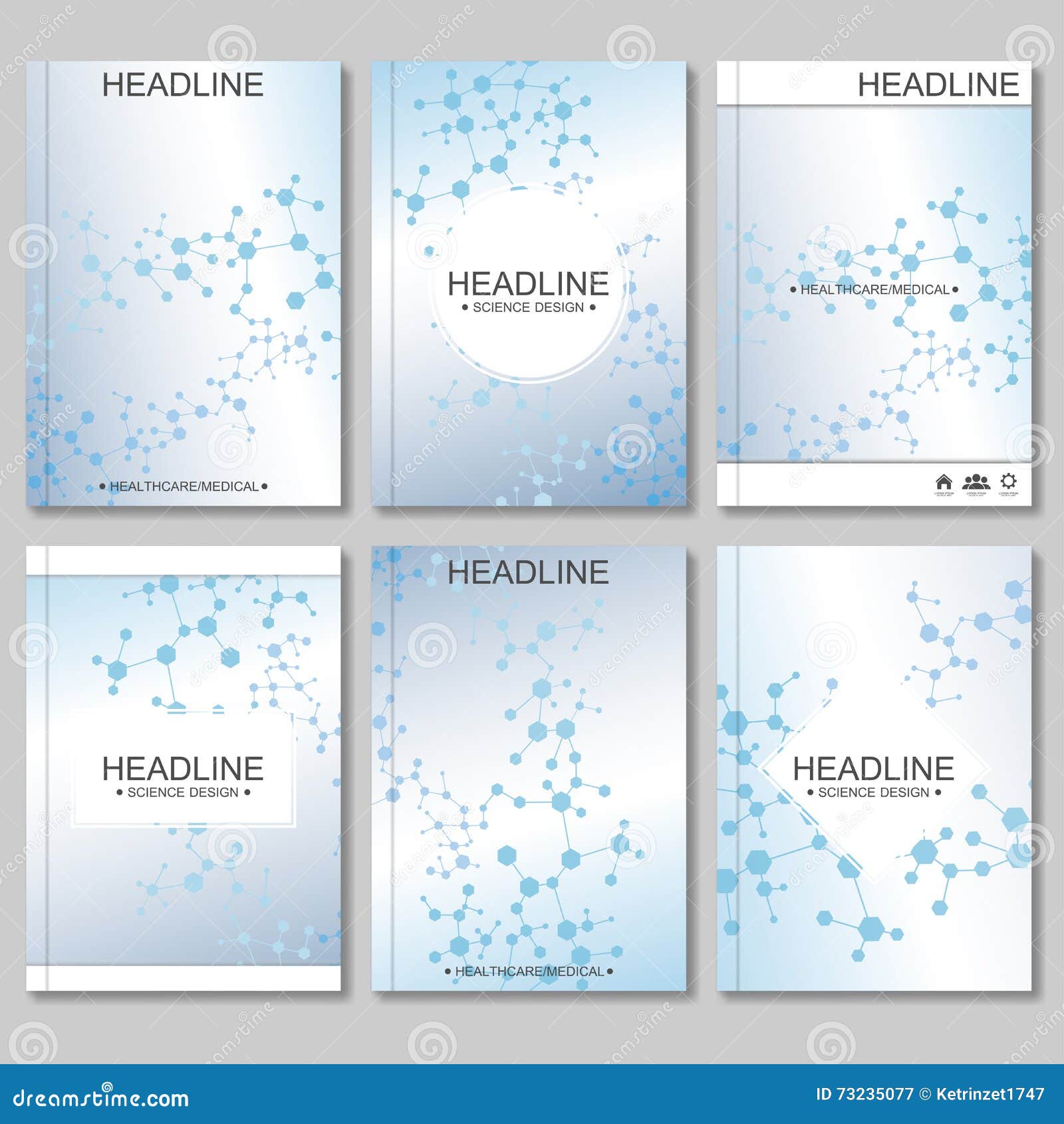 Science Vector Background. Modern Vector Templates for Brochure, Flyer ...