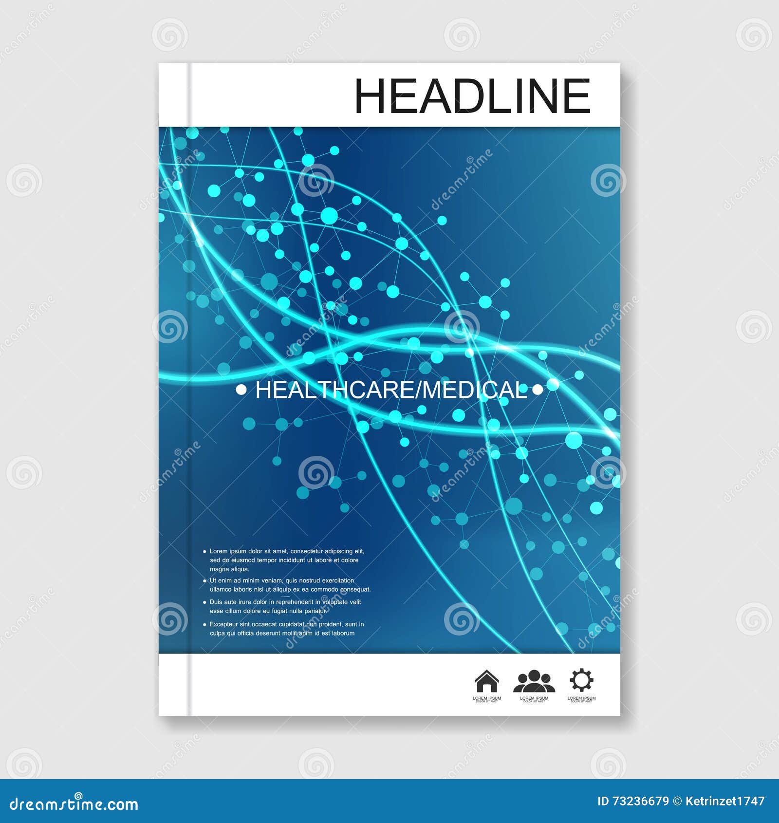 Science Vector Background. Modern Vector Templates for Brochure, Flyer ...