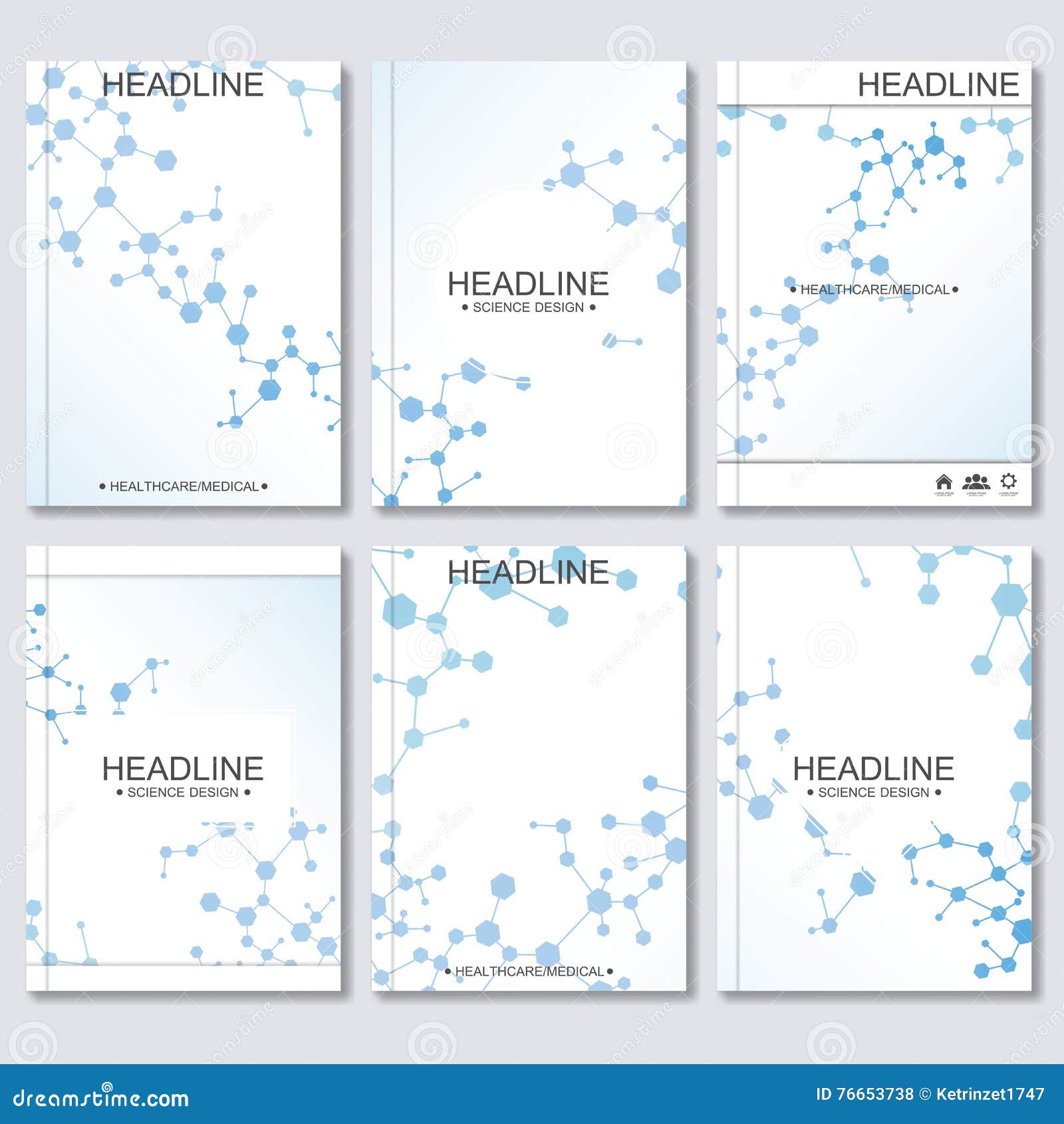 Science Vector Background. Modern Vector Templates for Brochure, Flyer ...