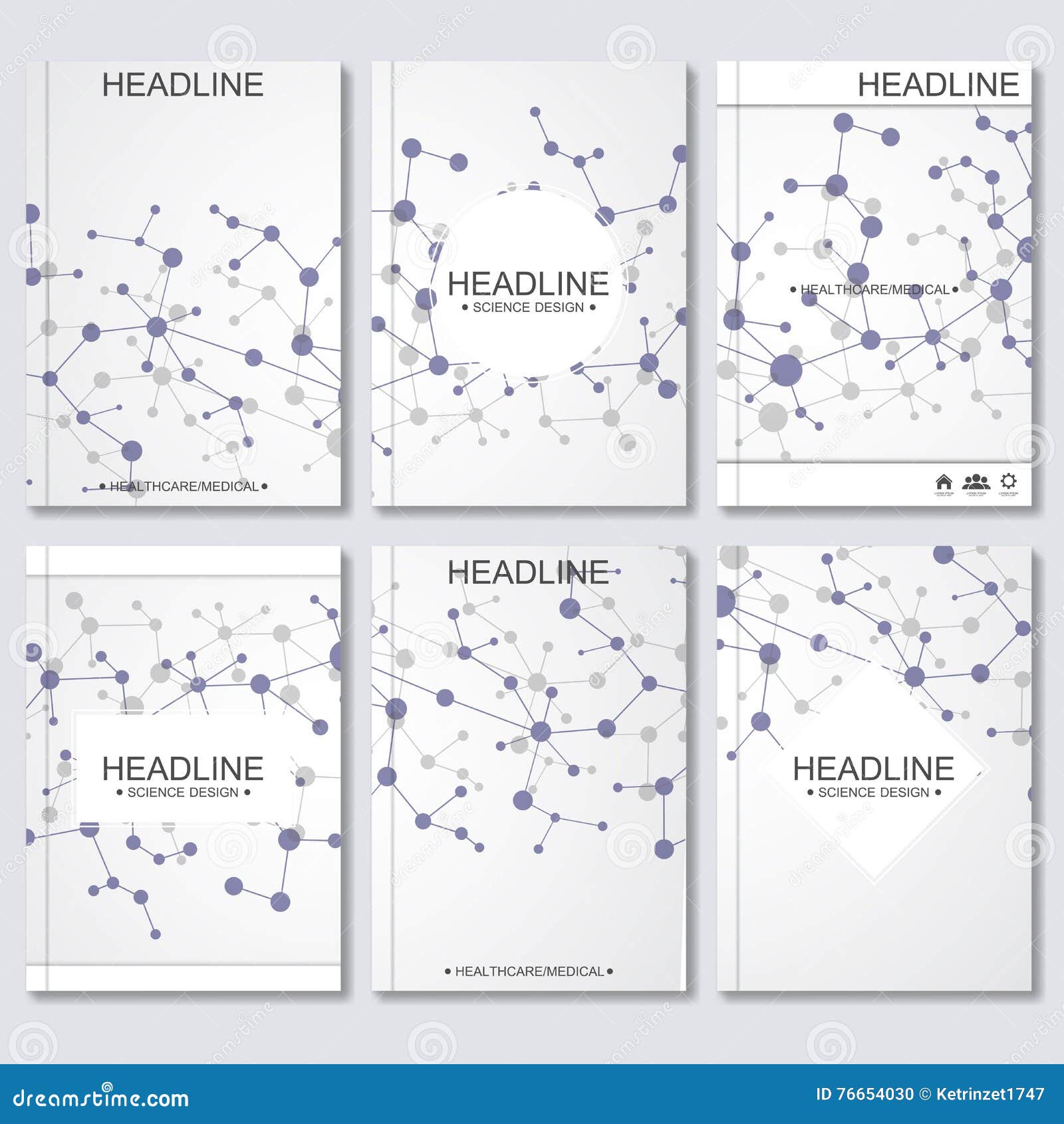 Science Vector Background. Modern Vector Templates for Brochure, Flyer ...