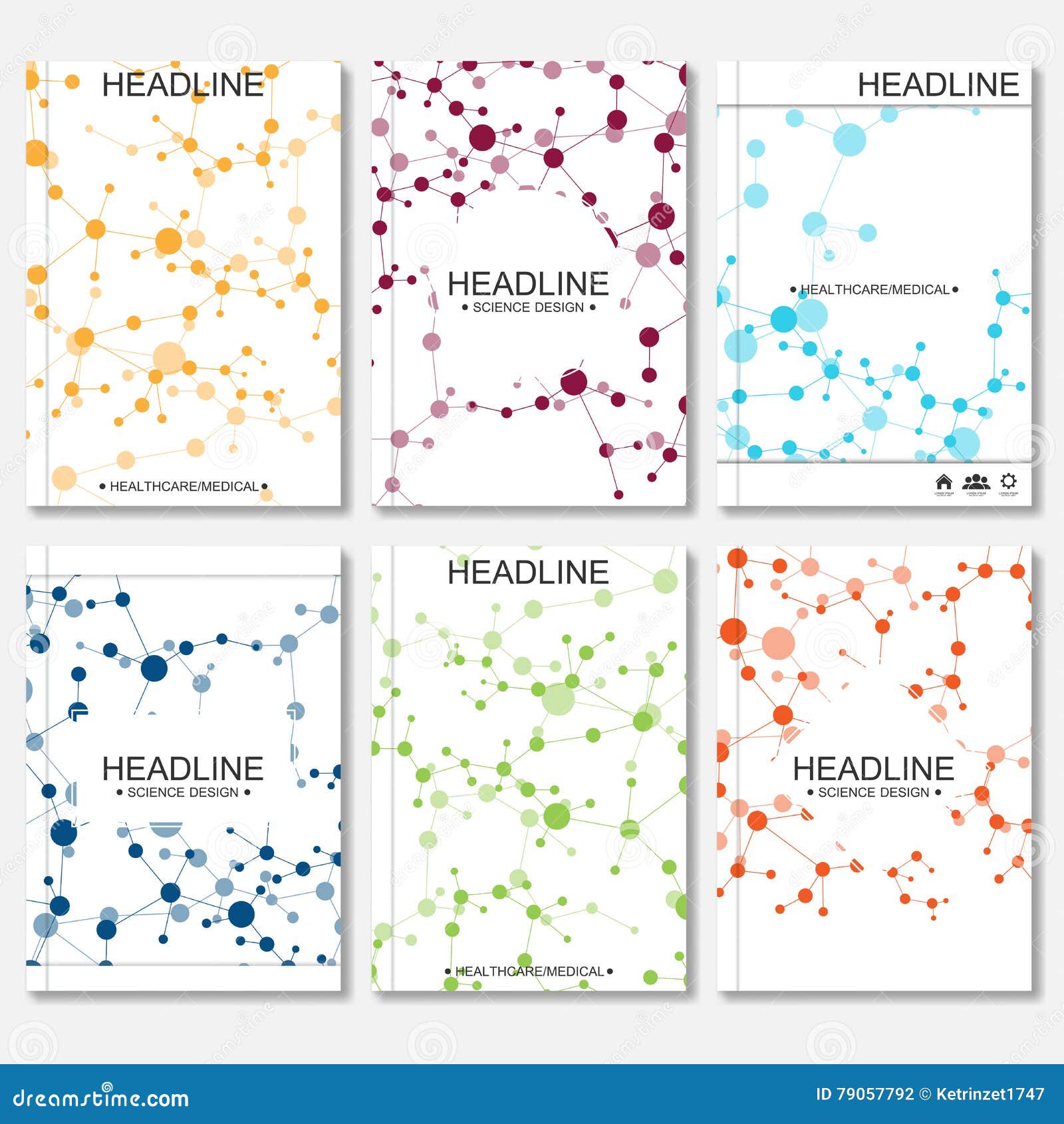 Science Vector Background. Modern Vector Templates for Brochure, Flyer ...