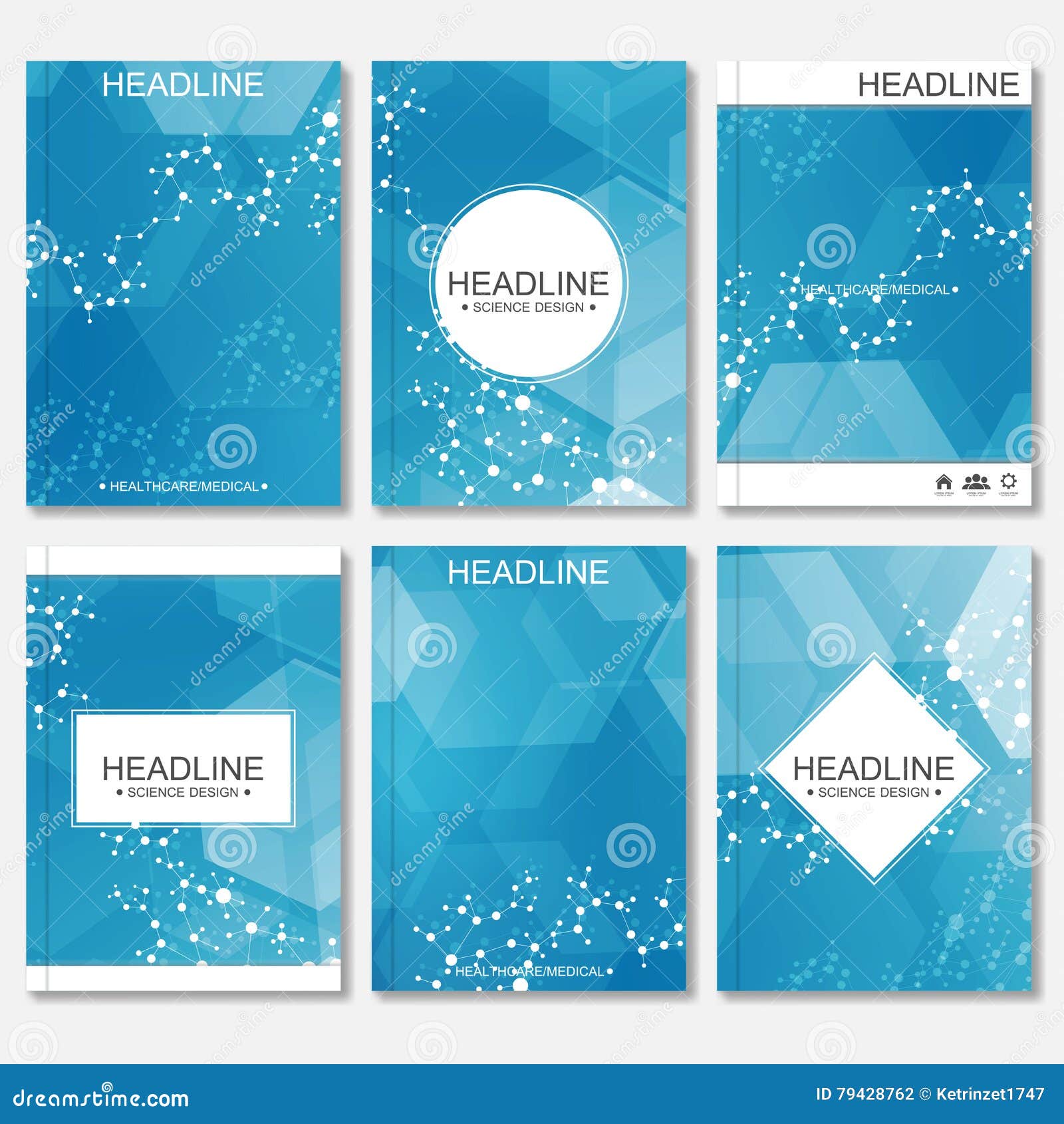 Science Vector Background. Modern Vector Templates for Brochure, Flyer ...