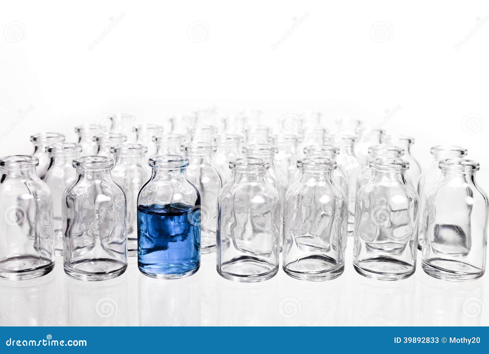 Science Vials in Rows stock image. Image of lots, clean - 39892833