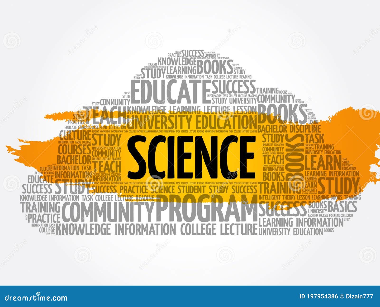 Science Word Art