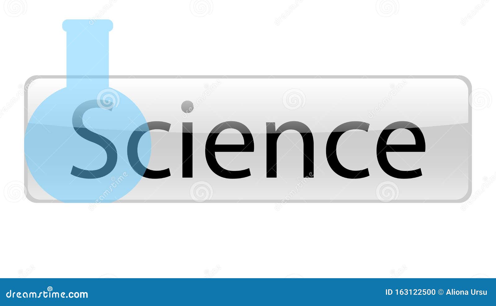 Science word vector design stock vector. Illustration of interface ...