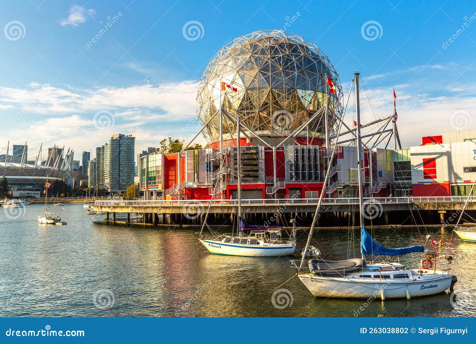 Science World in Vancouver editorial photography. Image of canadian ...