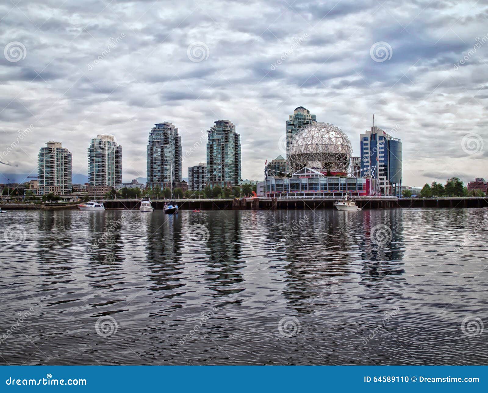 Science World in Vancouver. Editorial Image - Image of landmark, creek ...