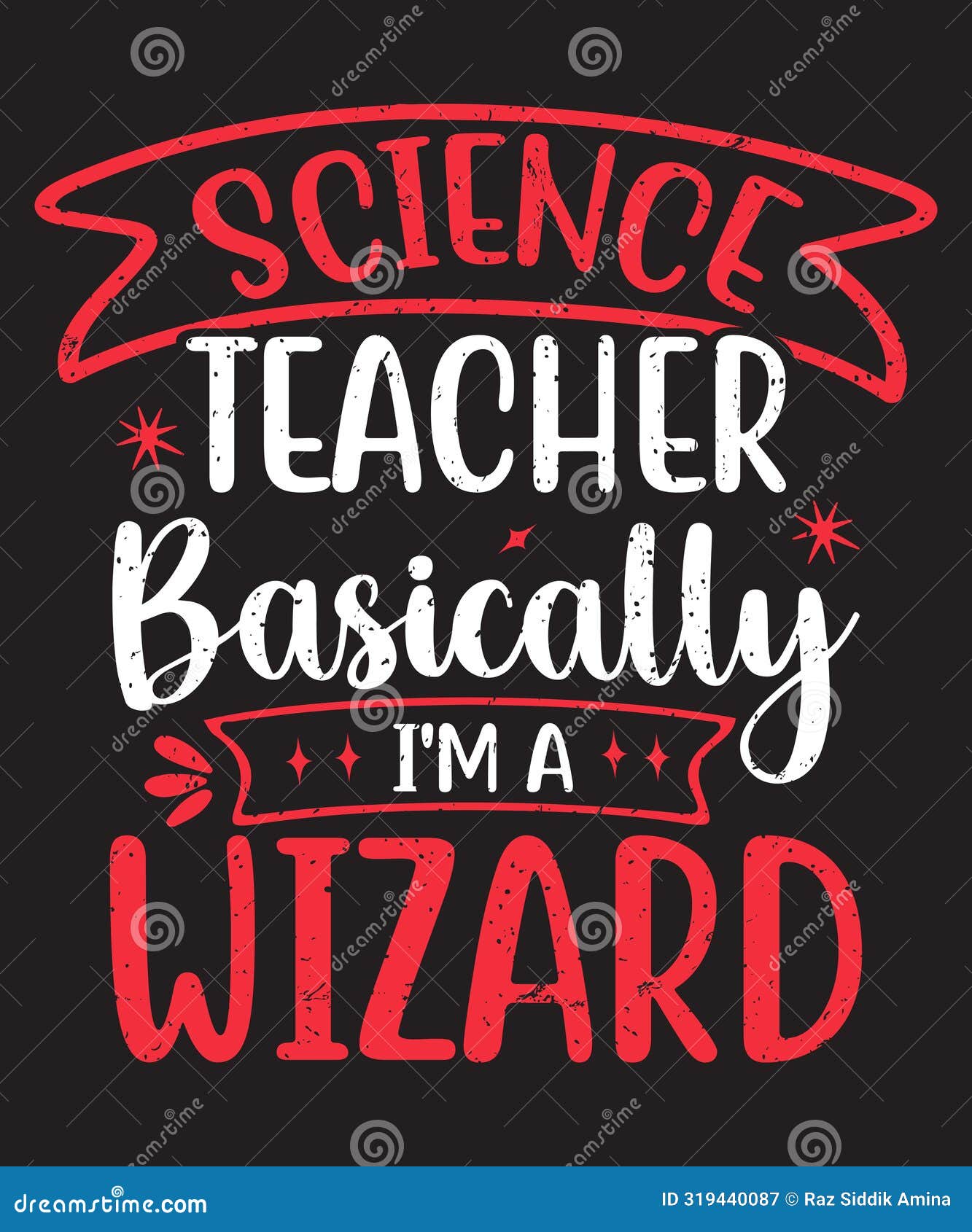 Science Teacher Basically Im a Wizard Biology Typography Design with ...
