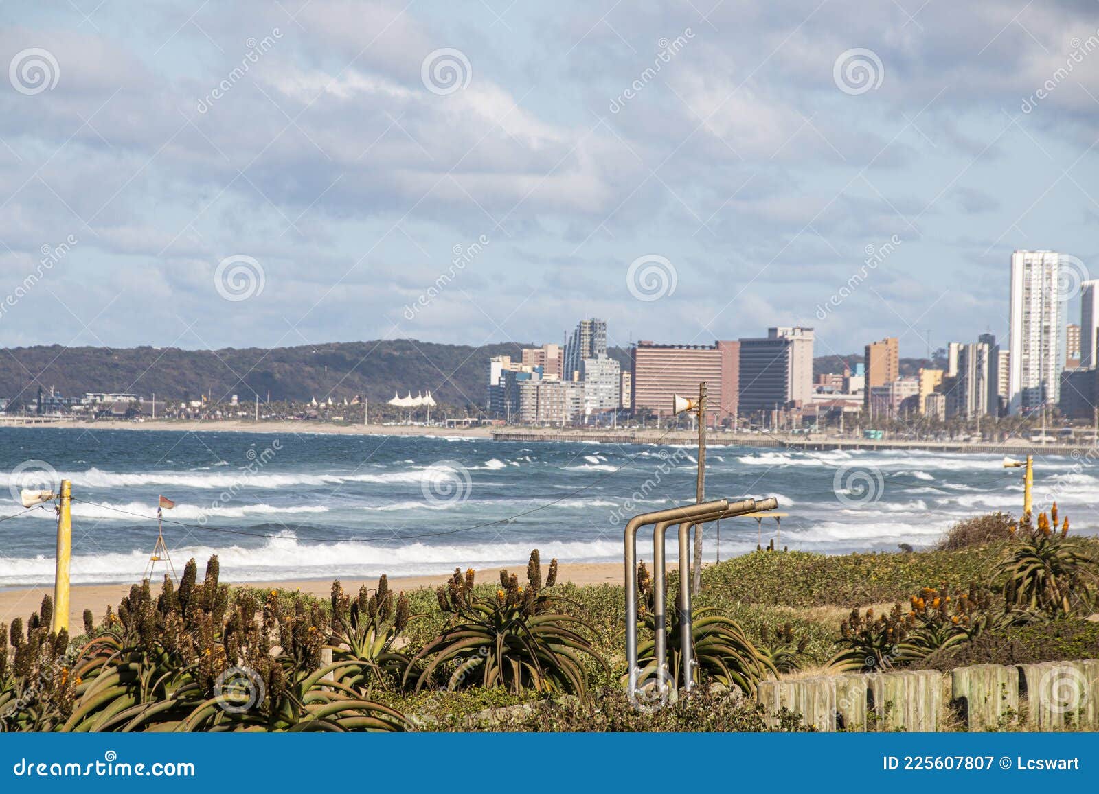 Scienic View of Durban Bay with Bluff in Background Stock Image - Image ...