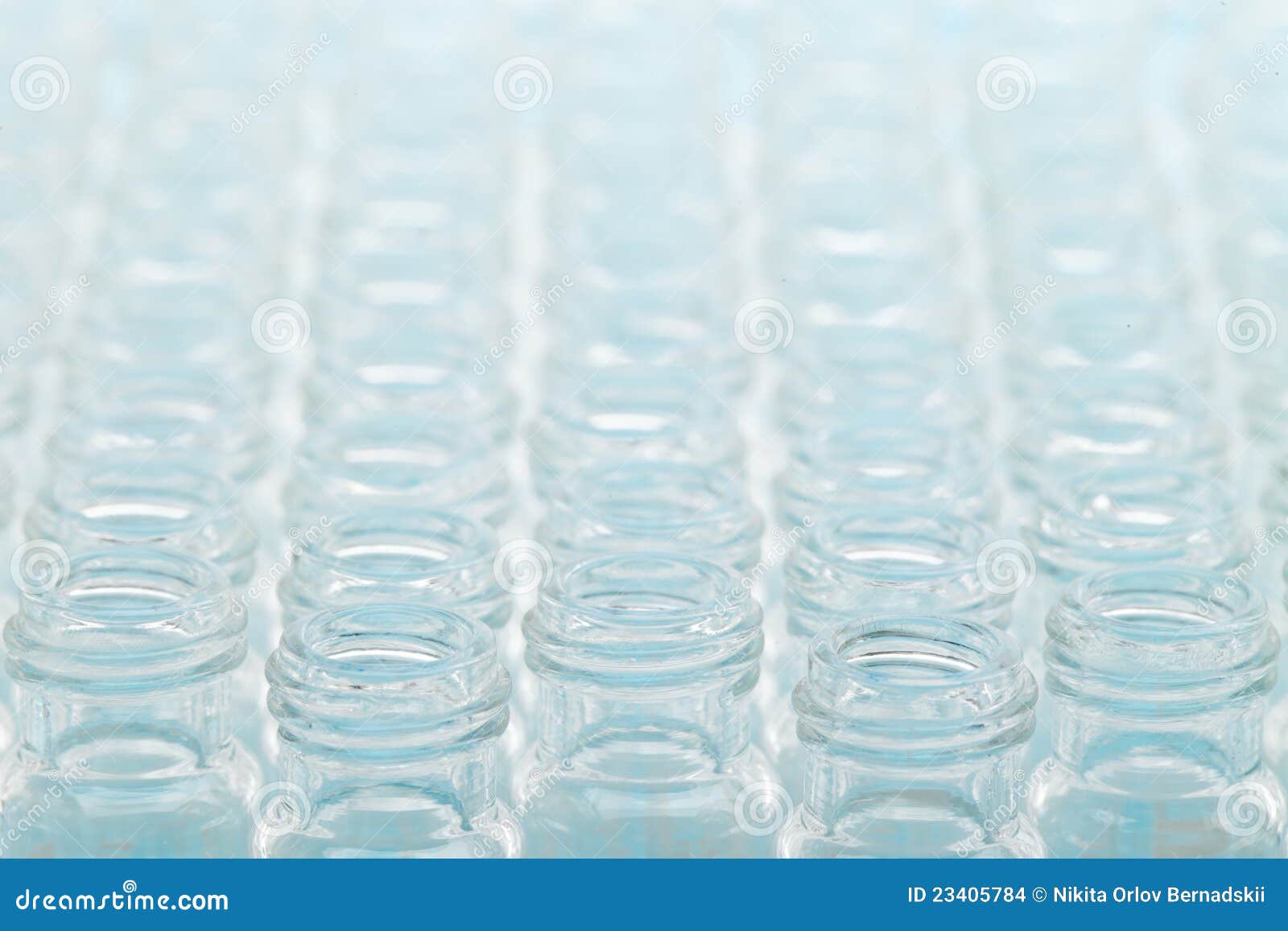 Scientific Background - Glass Vials Stock Photo - Image of cyan ...