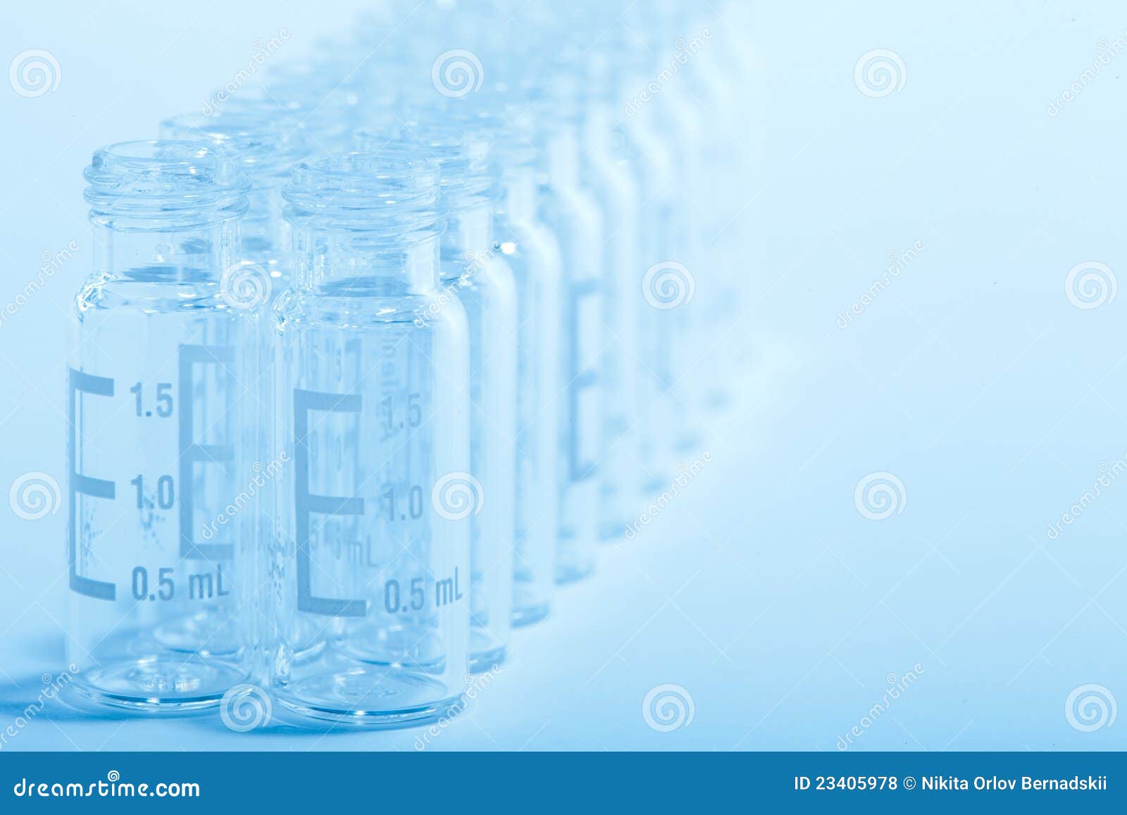 Scientific Background - Glass Vials Stock Photo - Image of sample ...