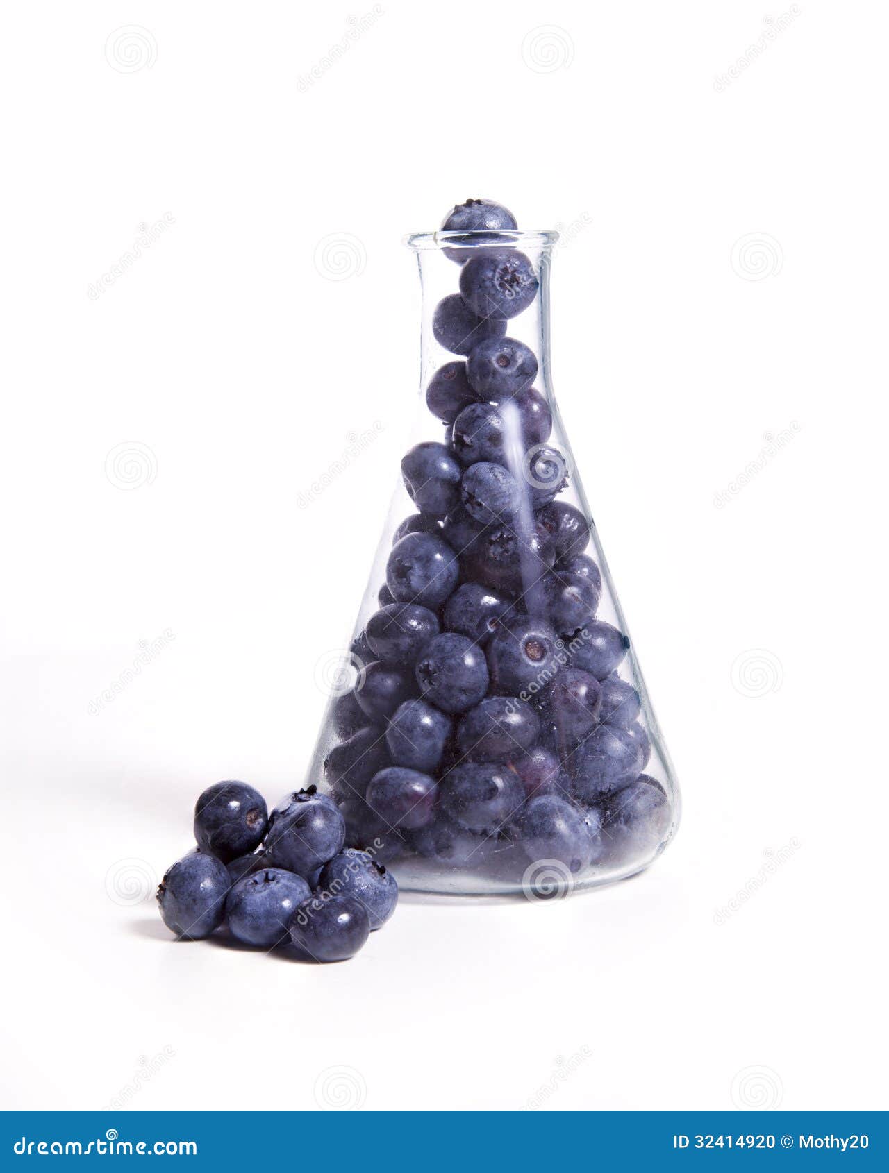 Scientific Blueberries stock photo. Image of glass, blue - 32414920