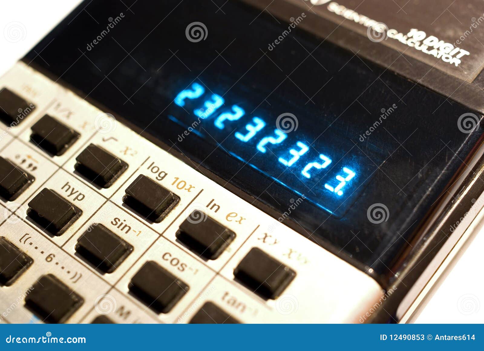 Scientific Calculator stock image. Image of keypad, interval - 12490853