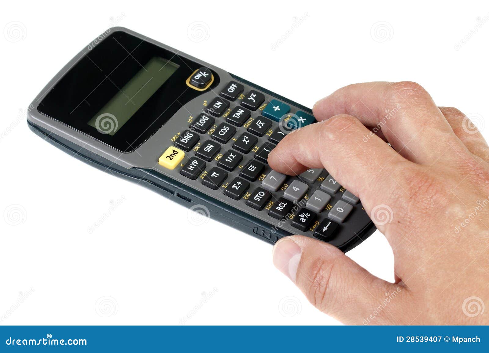Scientific calculator stock image. Image of math, digital - 28539407
