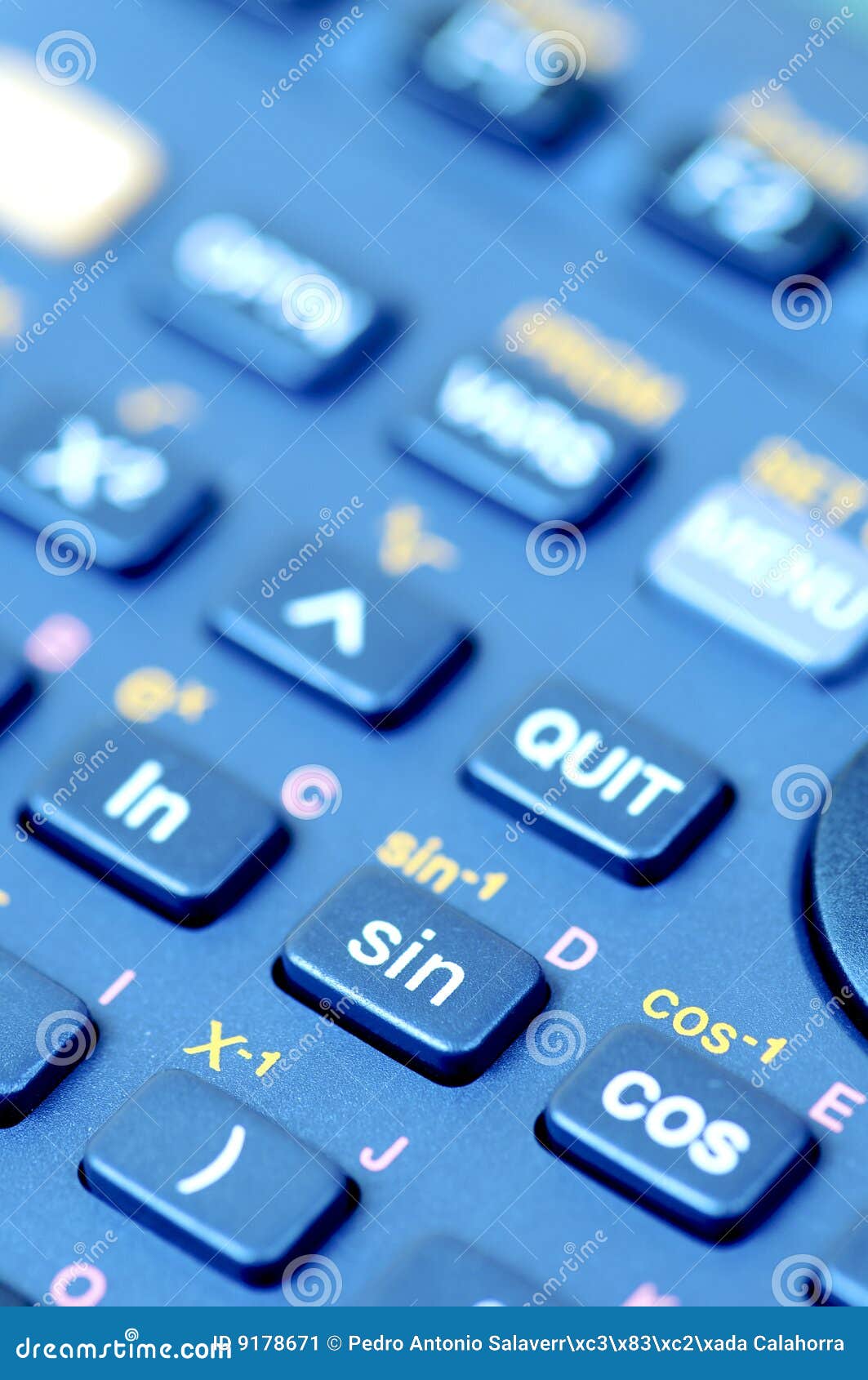 Scientific calculator stock image. Image of computer, buttons - 9178671