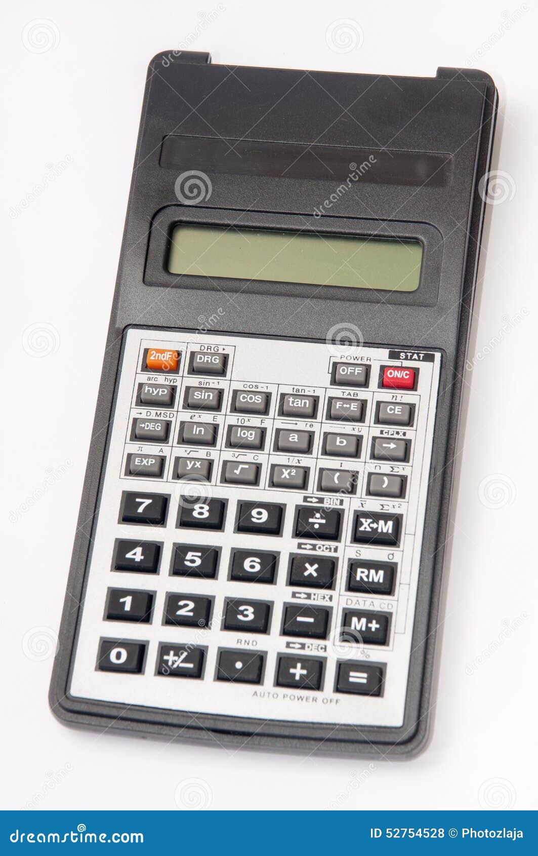 Scientific Calculator on the White Background Stock Photo - Image of ...
