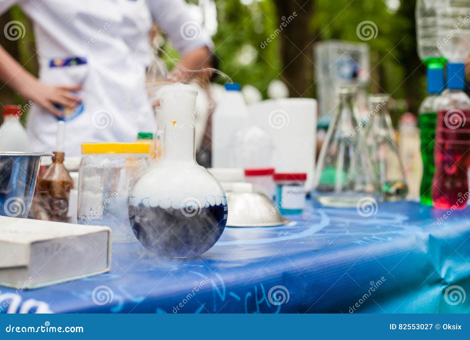Scientific Chemical Experiments Stock Image - Image of research ...