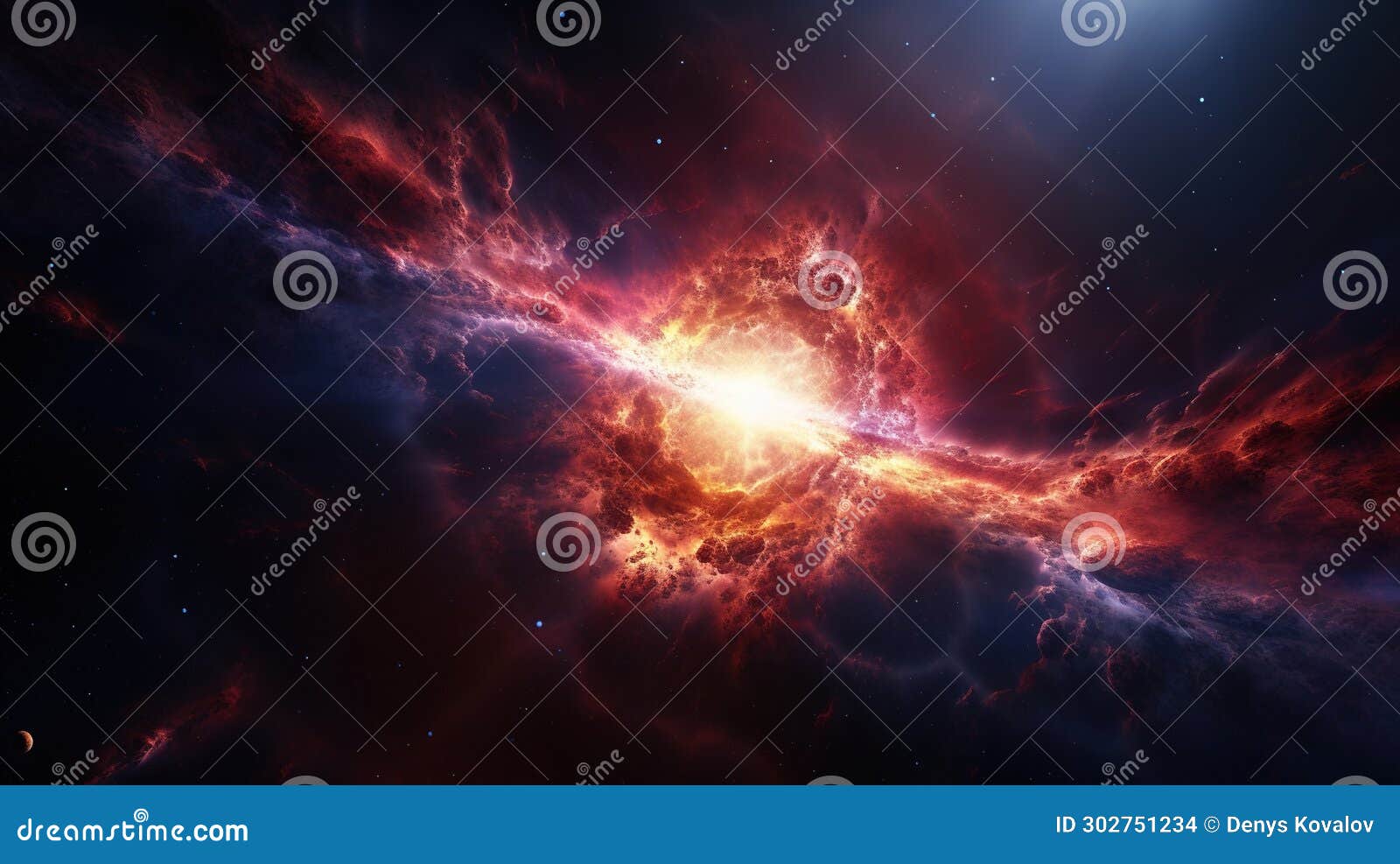 Scientific Concept of Imaging a Supernova Explosion in Deep Space. Sci ...
