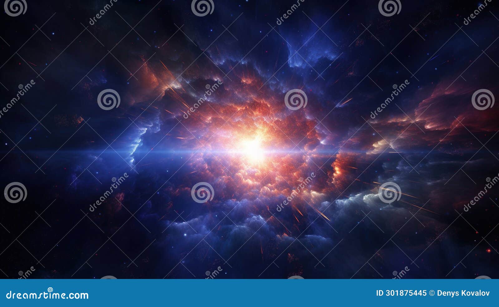 Scientific Concept of Imaging a Supernova Explosion in Deep Space. Sci ...