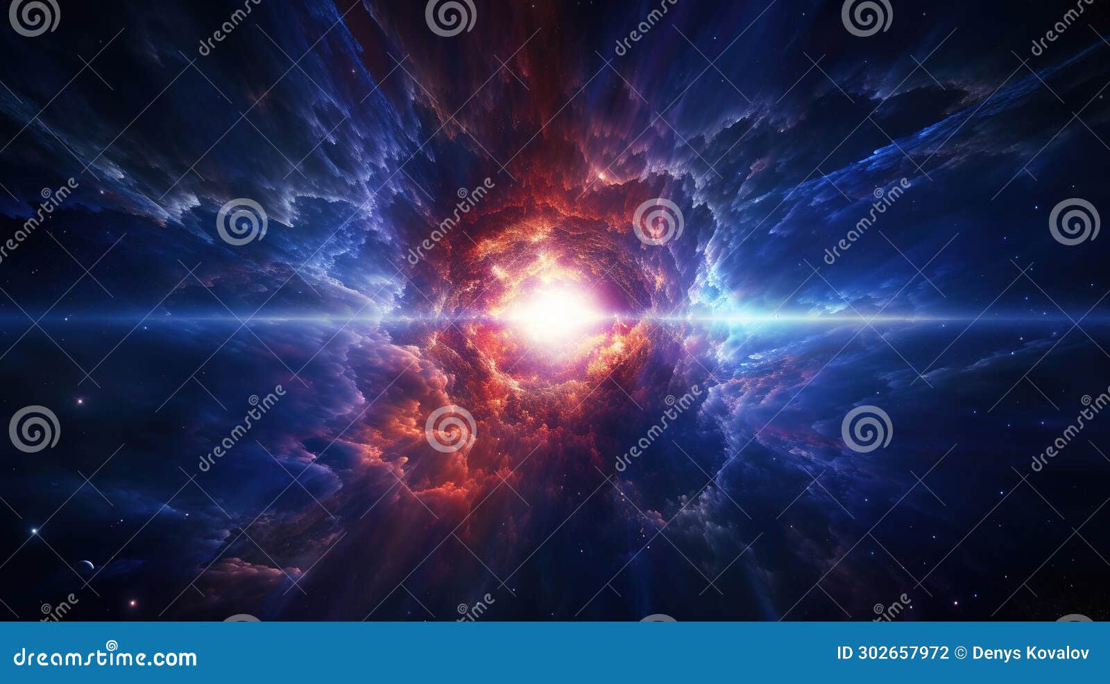 Scientific Concept of Imaging a Supernova Explosion in Deep Space. Sci ...