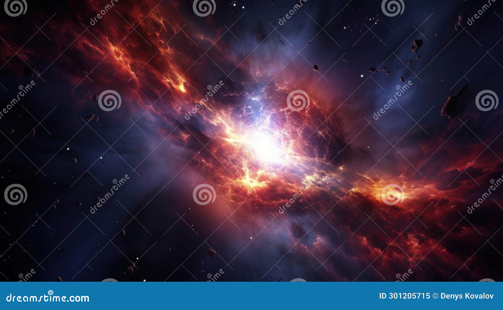 Scientific Concept of Imaging a Supernova Explosion in Deep Space. Sci ...