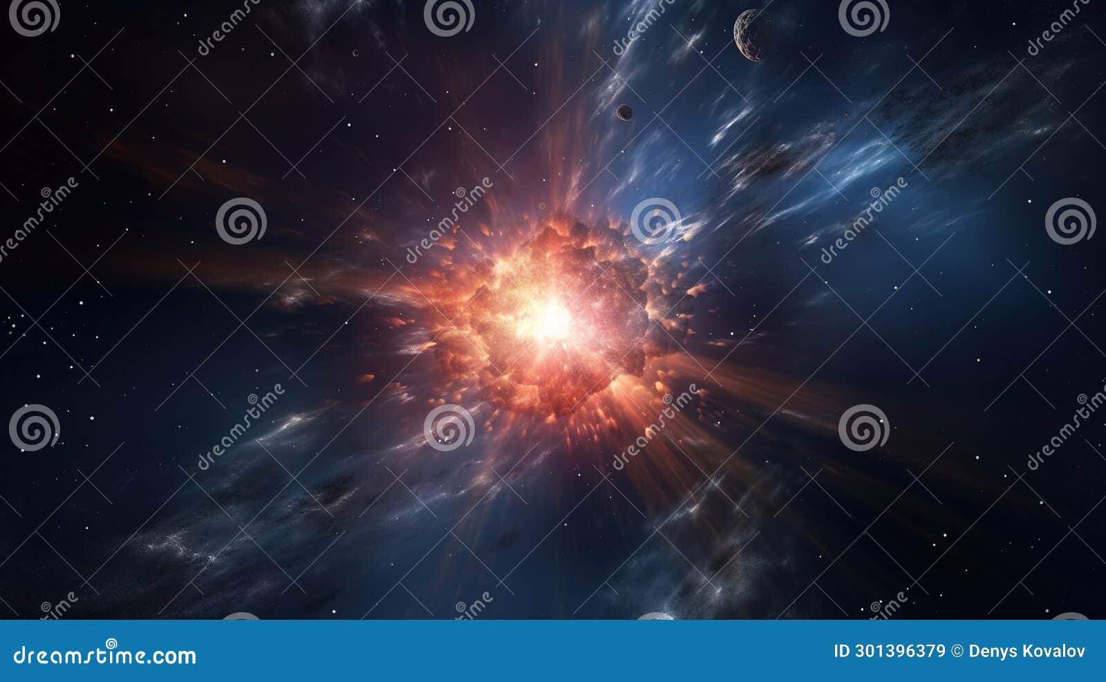 Scientific Concept of Imaging a Supernova Explosion in Deep Space. Sci ...
