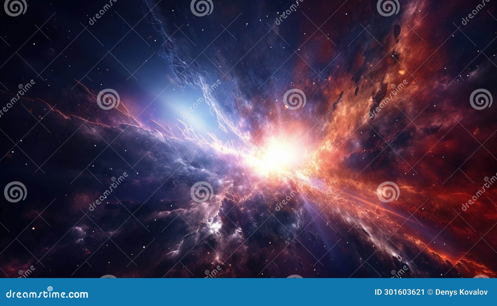 Scientific Concept of Imaging a Supernova Explosion in Deep Space. Sci ...