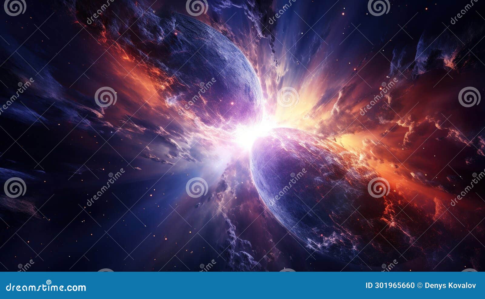 Scientific Concept of Imaging a Supernova Explosion in Deep Space. Sci ...