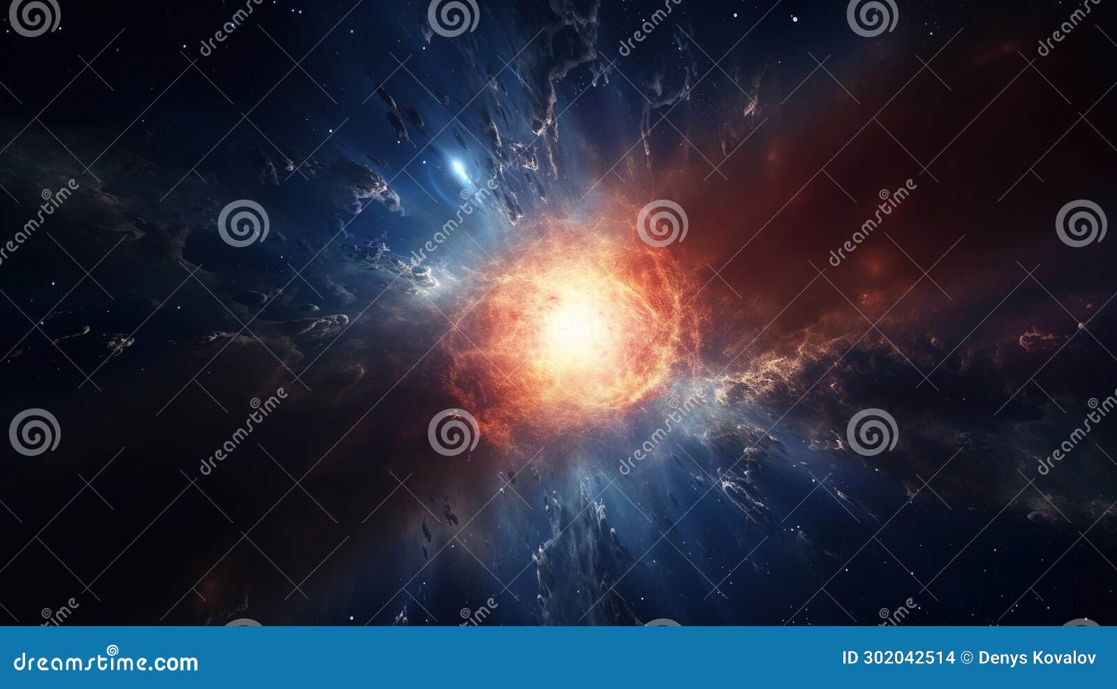 Scientific Concept of Imaging a Supernova Explosion in Deep Space. Sci ...