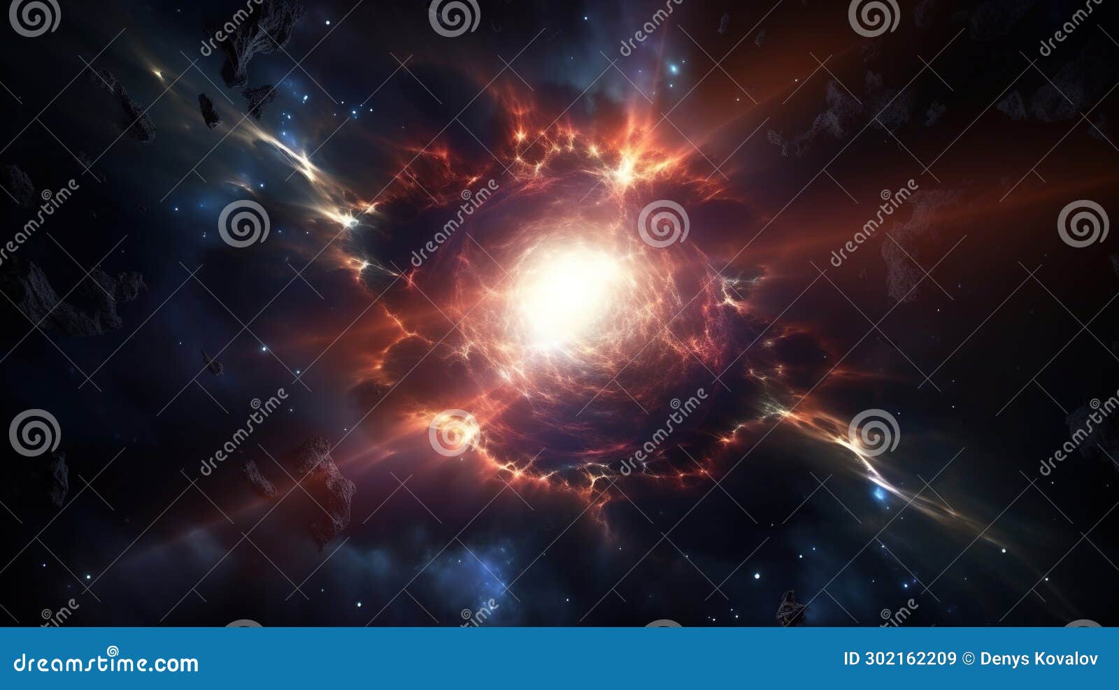 Scientific Concept of Imaging a Supernova Explosion in Deep Space. Sci ...
