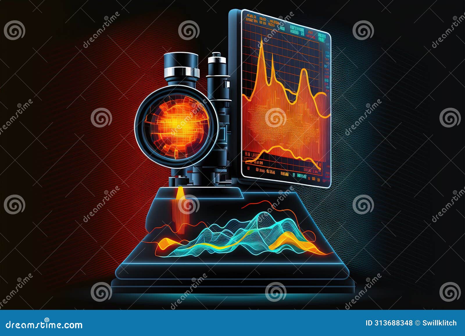 Scientific Device for Medical Research in Laboratory. Abstract ...