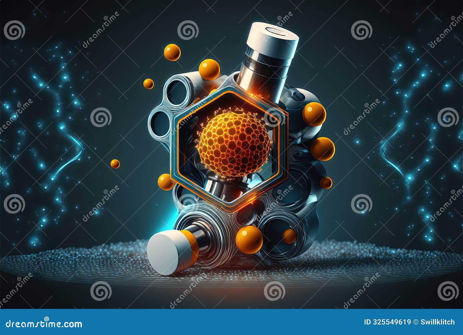 Scientific Device for Medical Research in Laboratory. Abstract ...