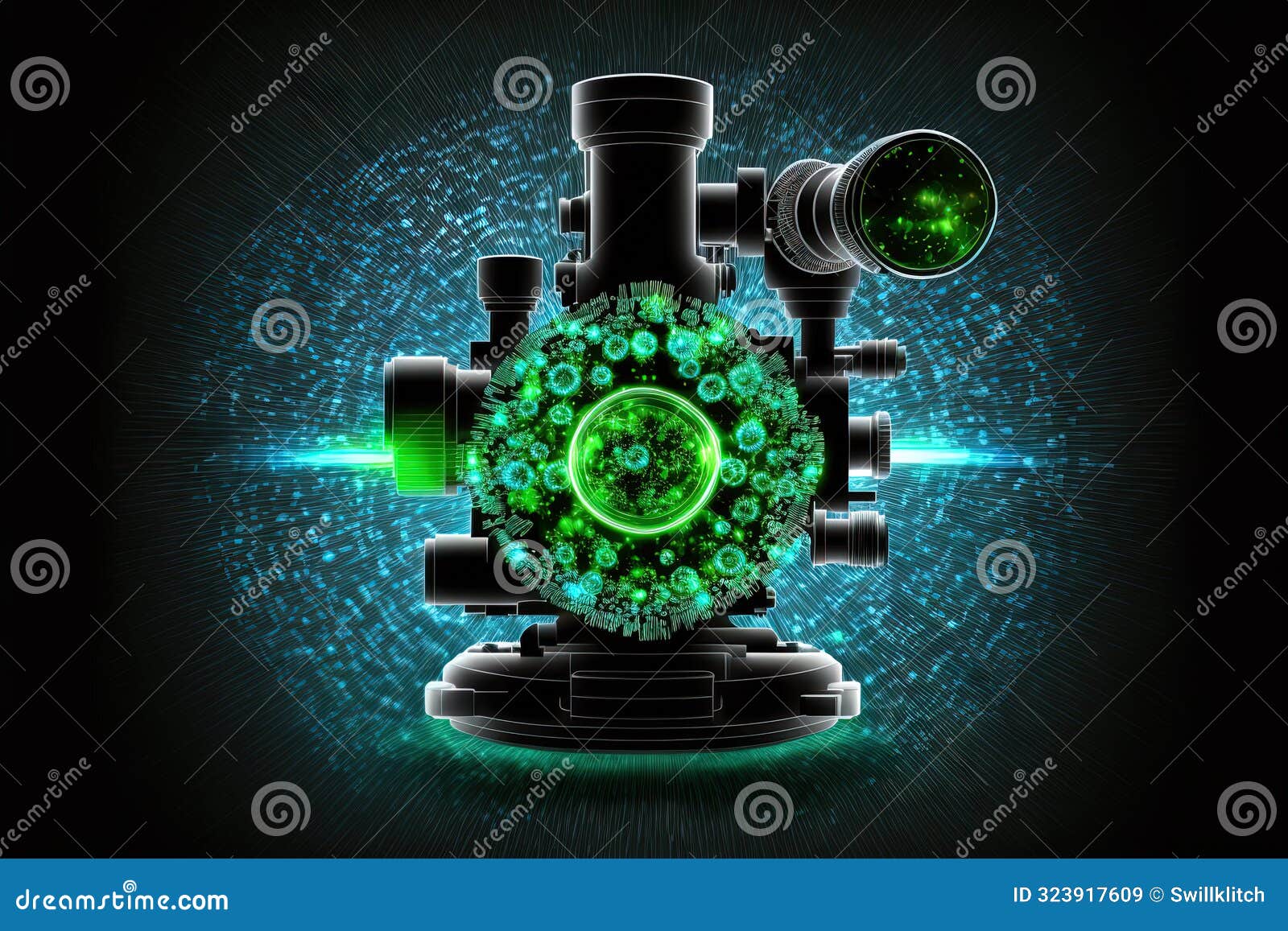 Scientific Device for Medical Research in Laboratory. Abstract ...